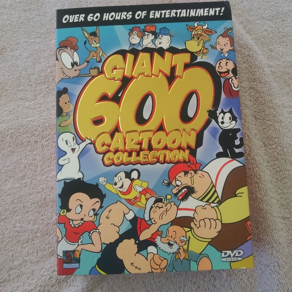 Other | Giant 60 Cartoon Collection Dvds | Poshmark